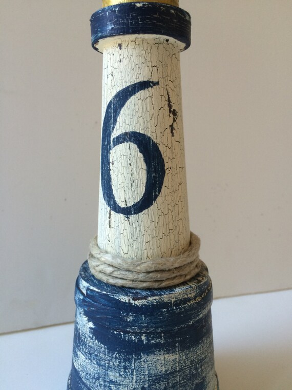 Vintage Nautical Lighthouse Table Number by TheSpecialTouches