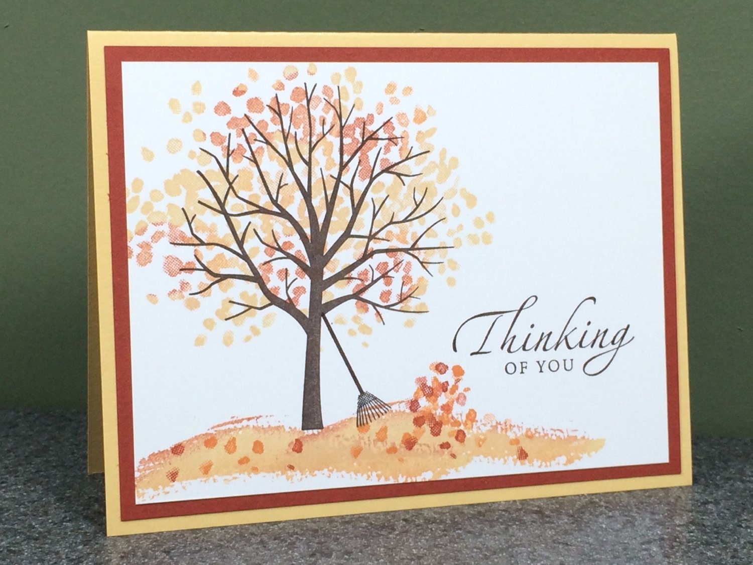 Stampin Up Handmade Thinking Of You Card Stampin Up Handmade Thinking Of You Card