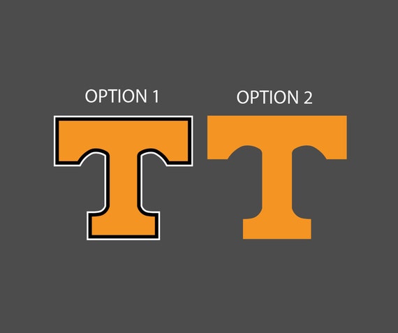 Tennessee Vols Power T Full Color Die Cut Decal