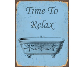 Relax sign | Etsy