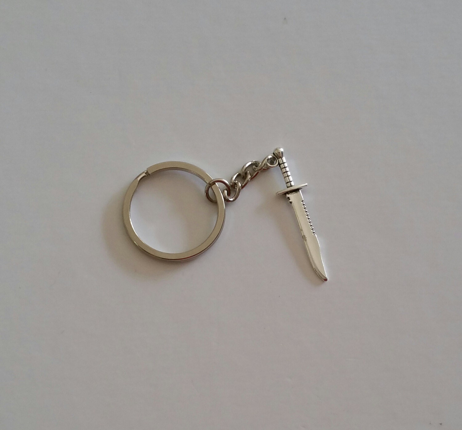 Combat Knife Keychain Military Bayonet Tactical Blade