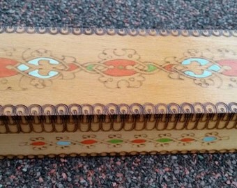Pyrography box | Etsy