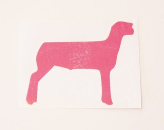 Lamb decal | Etsy