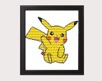Pikachu pattern | Etsy