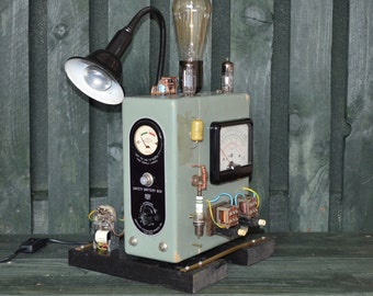 Steampunk meter lamp | Etsy