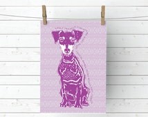 Unique minpin related items | Etsy