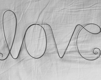 Wire word sign | Etsy