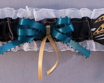 Denver Broncos NFL Handmade Football Wedding Garter Set