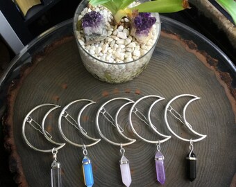 Unique crescent moon related items | Etsy