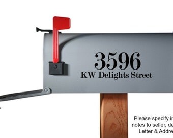 Mailbox stickers | Etsy