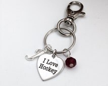 Unique hockey keychain related items | Etsy