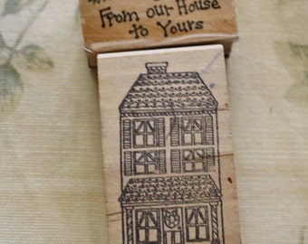 House rubber stamp | Etsy