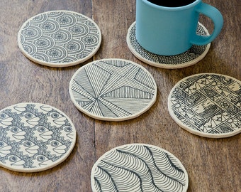 Coaster pattern | Etsy