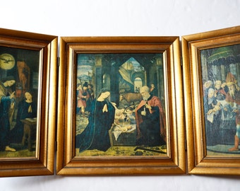 Religious triptych | Etsy