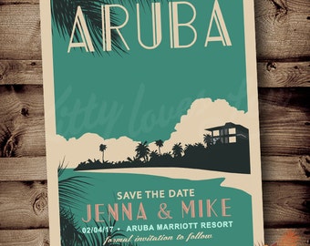 Caribbean invitation | Etsy