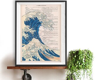 Wave print | Etsy