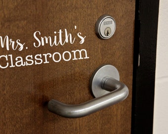 Classroom door decal | Etsy