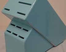 Unique painted knife block related items | Etsy