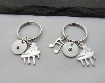 Music keychain | Etsy