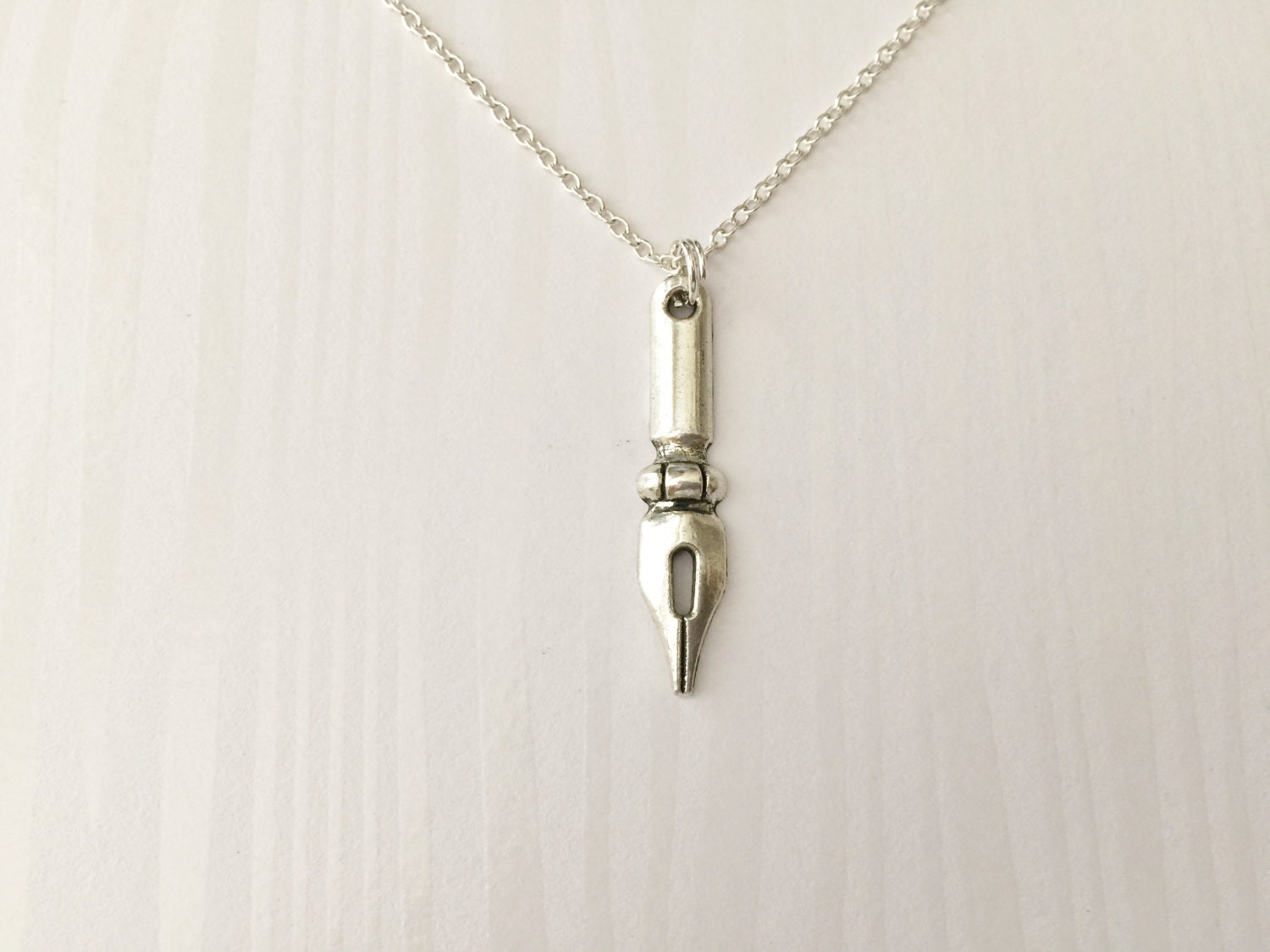 Calligraphy Pen Necklace Writing Necklace Gift for Writer