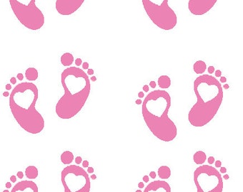 Baby feet decal | Etsy