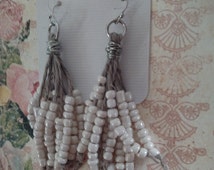 Unique hemp earrings related items | Etsy