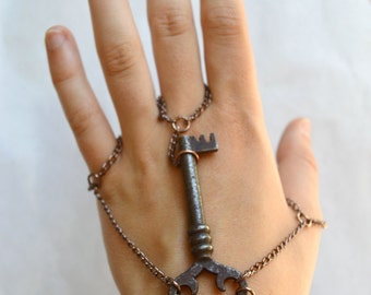 Antique Skeleton Key Slave Bracelets by UnlockdBracelets on Etsy