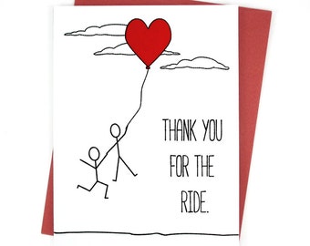 Thanks for the ride | Etsy