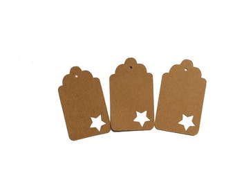 Star gift tags | Etsy
