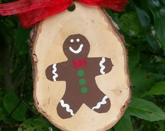 Wood gingerbread man | Etsy