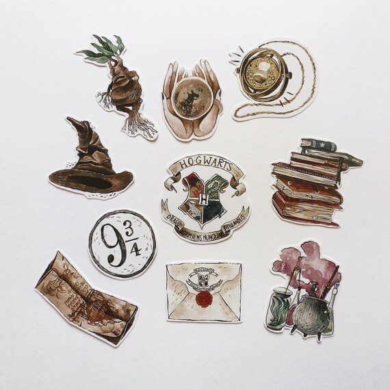 Hogwarts stickers pack Harry Potter paper goods gift idea