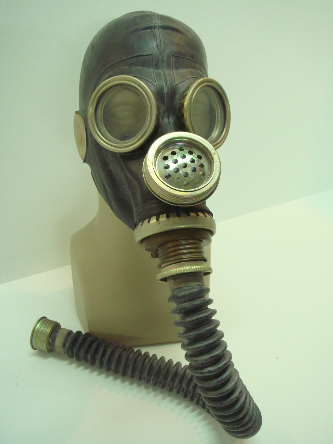 Black gas mask GP-5M speaking voice hearing HOSE tube by maxilt3
