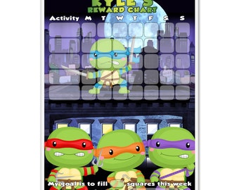 Ninja turtle chore | Etsy