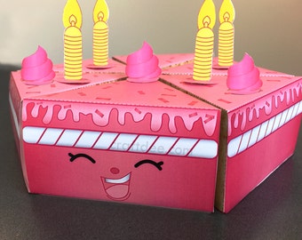 3 Poppy Corn Popcorn Box Original Shopkins Birthday