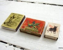 Unique antique match box related items | Etsy