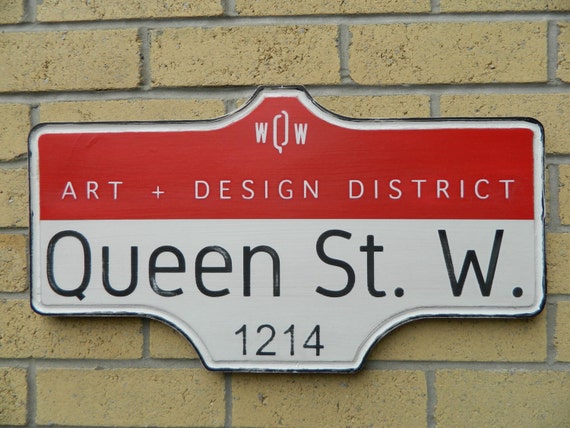 Toronto Street Sign Art Design District