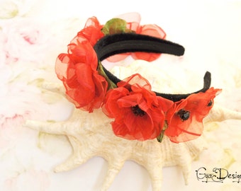 Poppy crown | Etsy