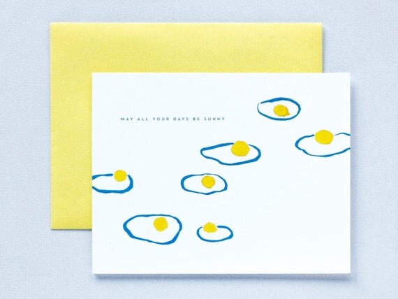 Thinking of You Card Good Luck Card Engagement by mydarlinbk