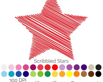 Scribble clip art | Etsy