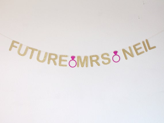 Future Mrs Banner Bridal Shower Banner Wedding Banner