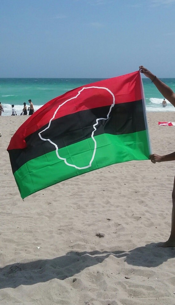 RBG Pan African flag with Africa map RBG Pan African flag with Africa map