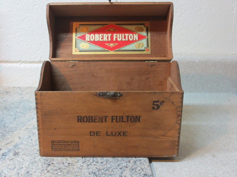 Wooden Cigar Box-Robert Fulton – Haute Juice