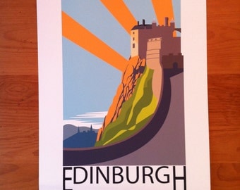 Items similar to Pub Art - Crimson Red Bar Front in Edinburgh Scotland ...