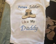 Popular items for army baby on Etsy