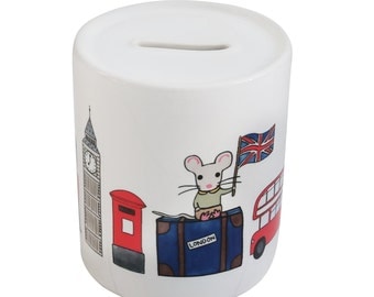 Ceramic money box | Etsy