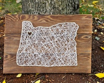 Wood string art | Etsy