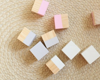 Building Block Set Kids Natural Toys Wooden 28 piece Set with