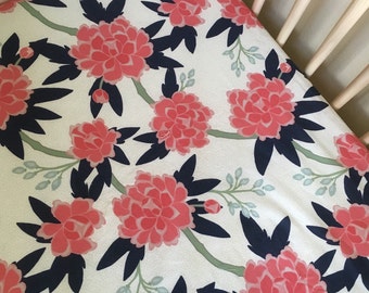 Floral crib bedding | Etsy