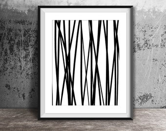 Modern line drawing | Etsy