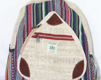 Unique hemp backpack related items | Etsy
